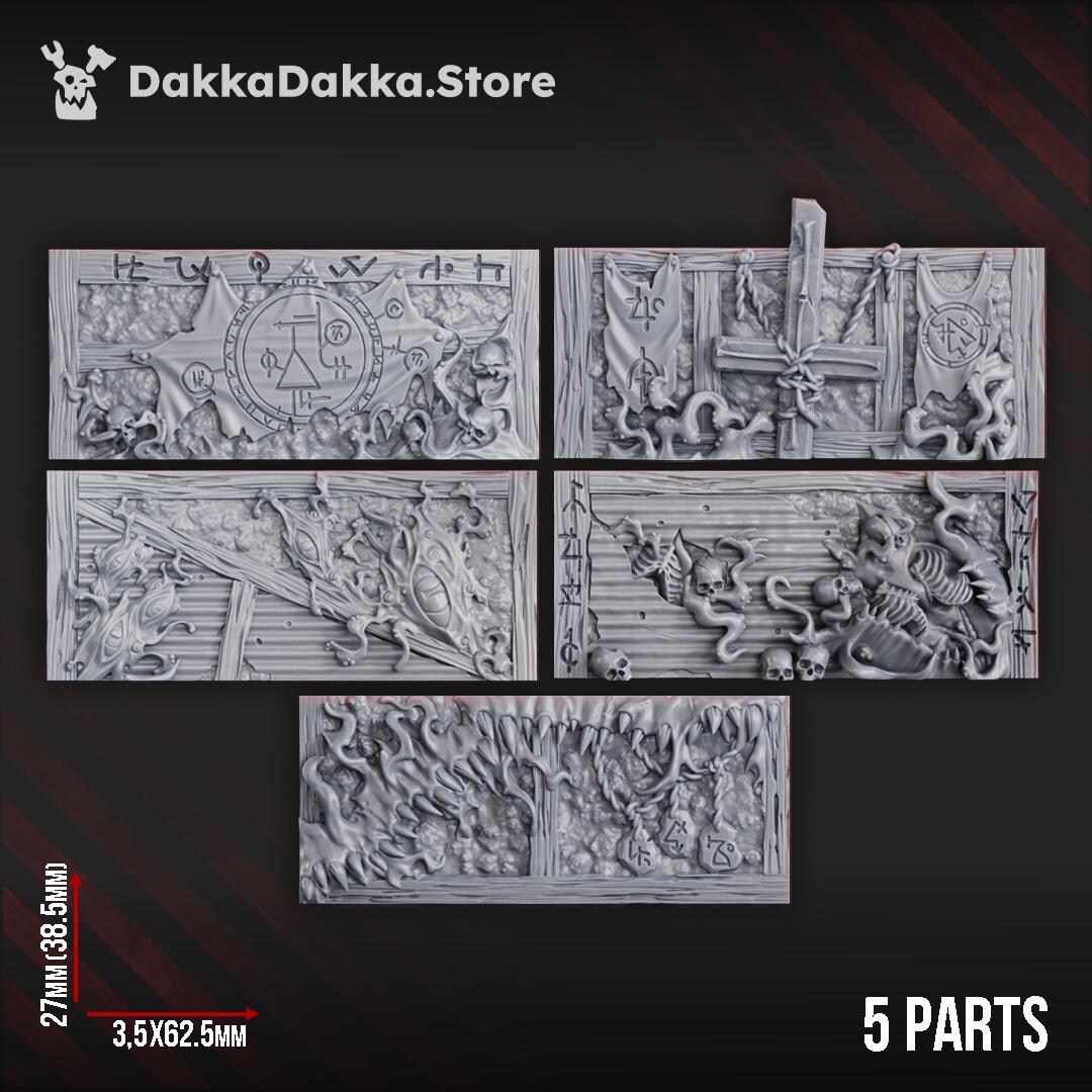 Heretic Trench Walls / Nexus Blocks / Diorama / Resin or PLA+ / TTRPG ...