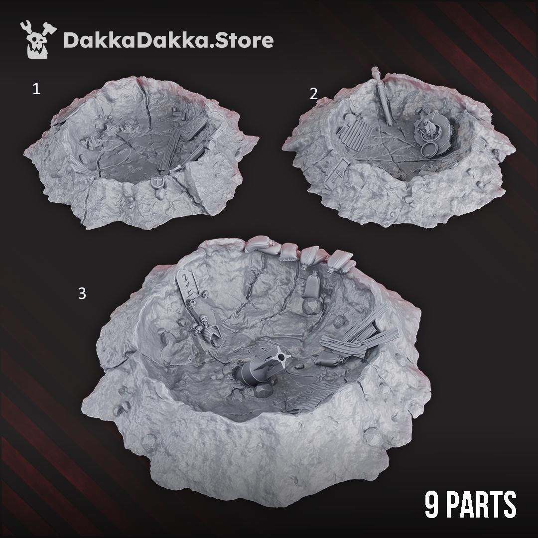Craters / Nexus Blocks / 3 Designs / Diorama / Tabletop RPG / TTRPG ...