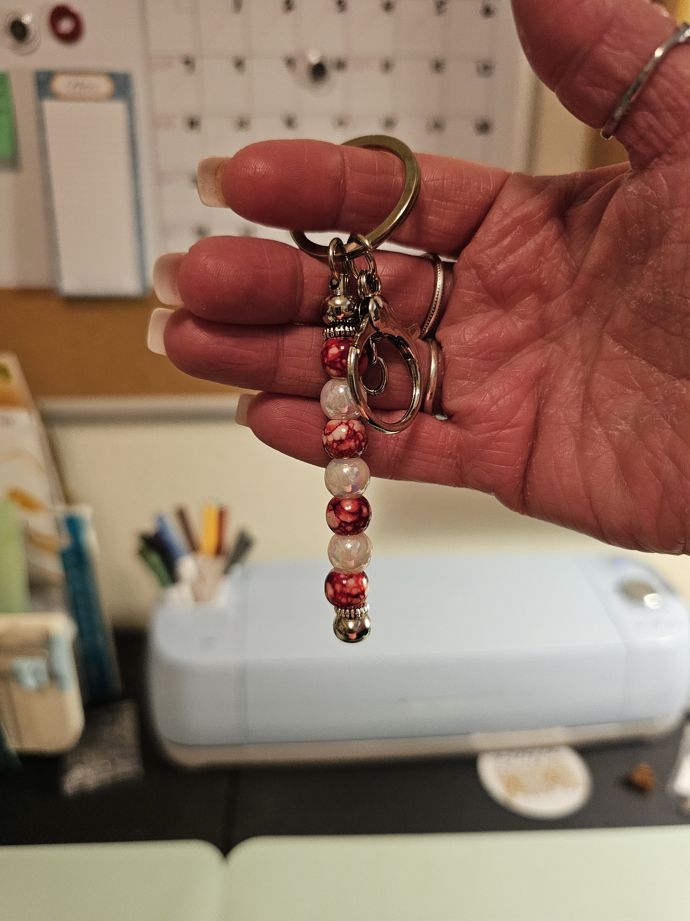 Beaded Keychains Assorted Colors - Etsy