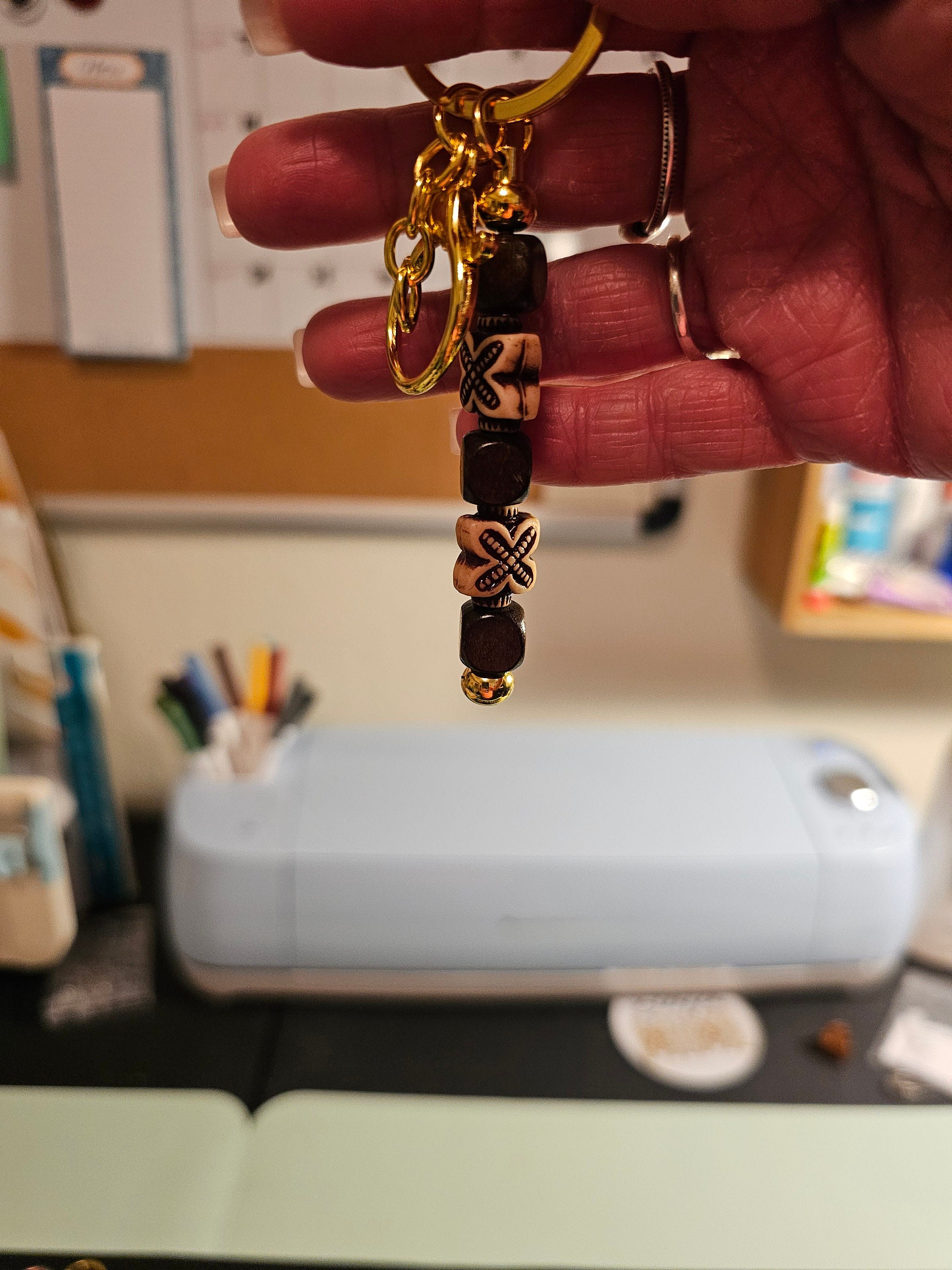 Beaded Keychains Assorted Colors - Etsy