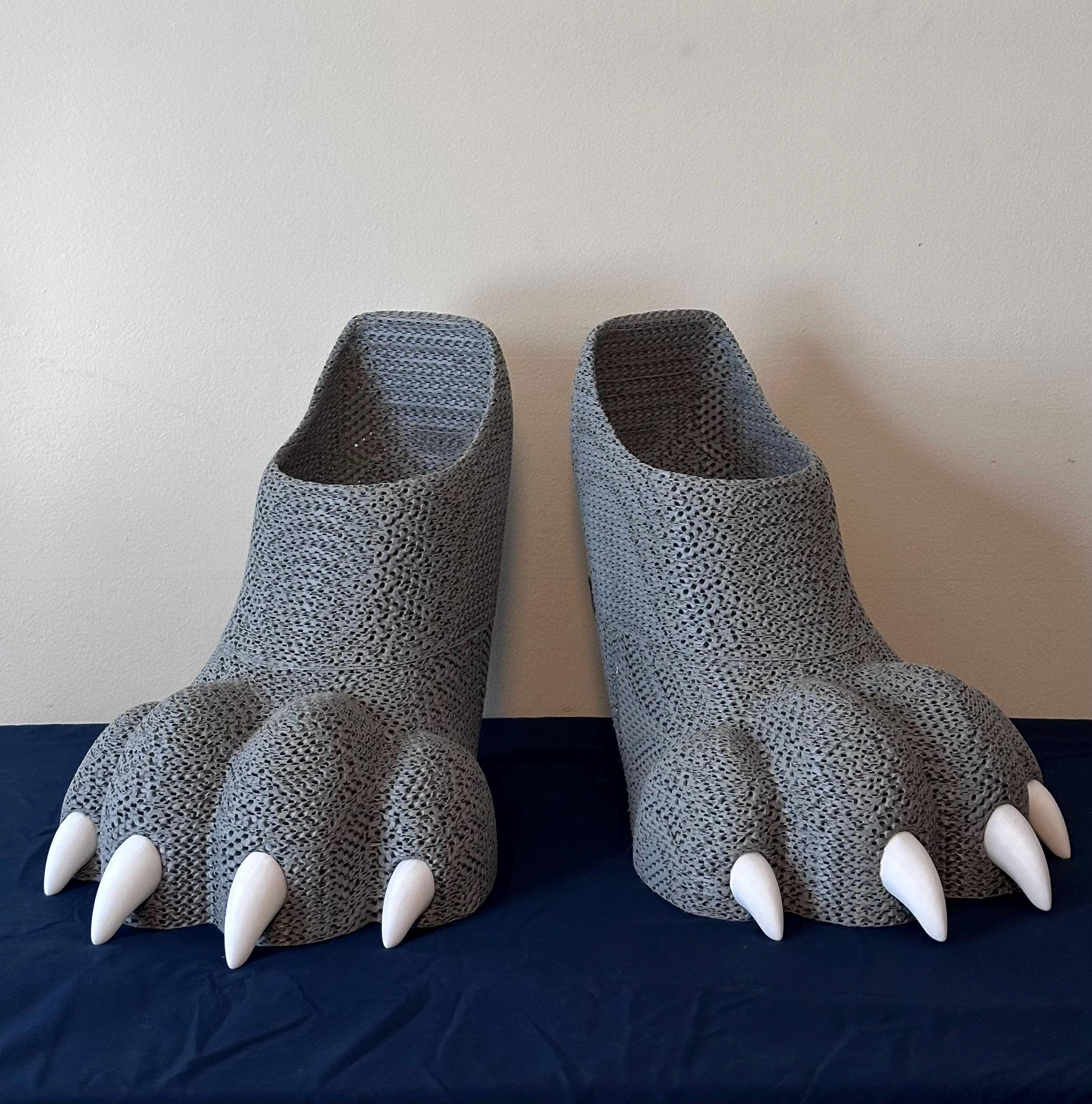 TPU 3D Printed Fursuit Digi Feetpaws *free US Shipping* - Etsy