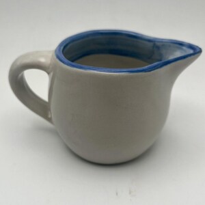 M A Hadley Pottery Cow Creamer Pitcher 2.5 Tall Stoneware Hand Painted ...