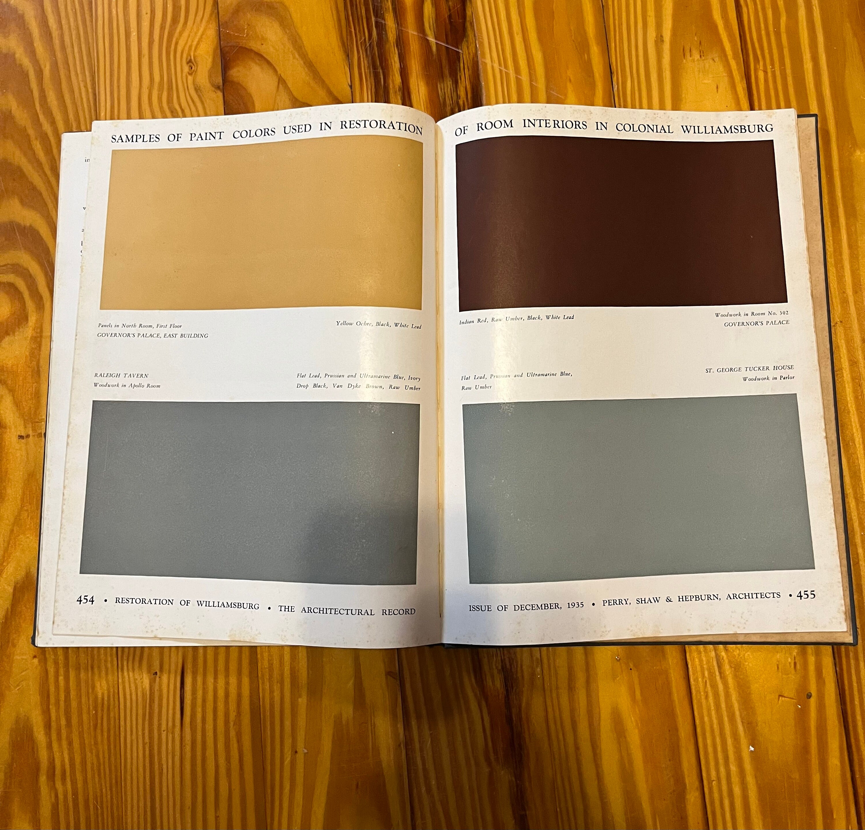 Restoration of Colonial Williamsburg in Virginia HC 1935 Architectural ...