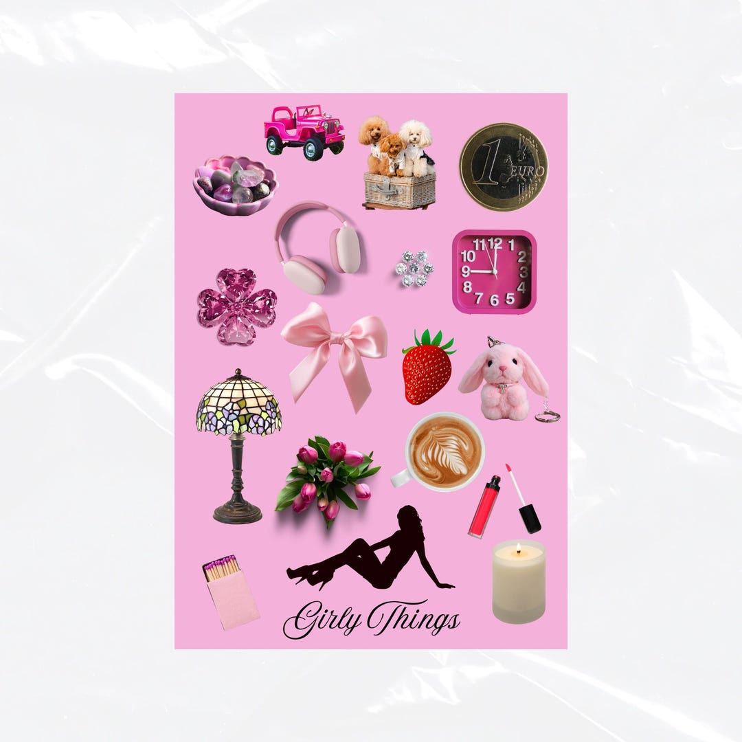 Girly Things Self Love Reminder Poster| Y2K| Wall Decor| Y2K Poster ...