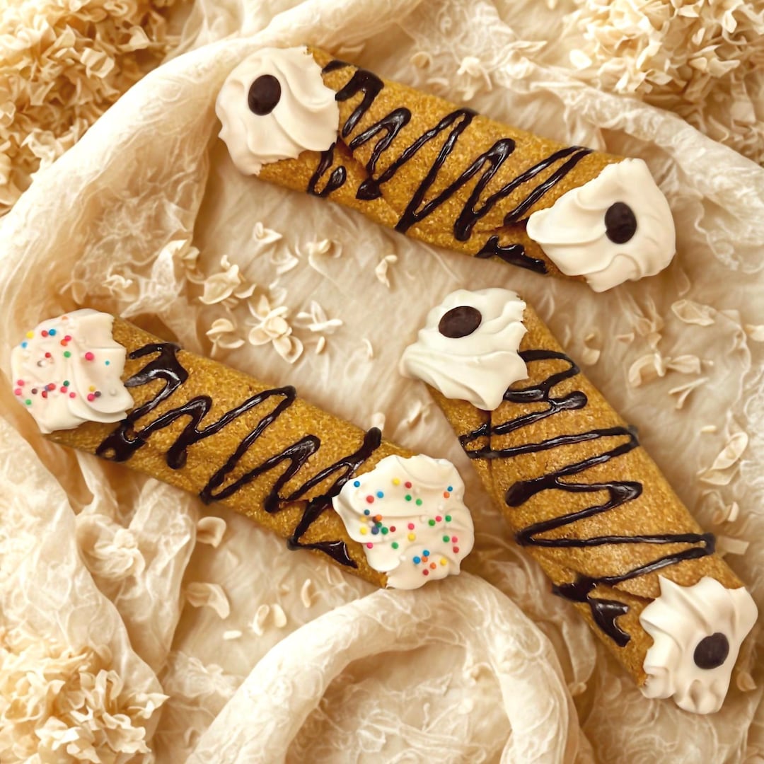 Dog Cannoli Treats (pupannoli) | Dog Birthday Treats | Gourmet Dog ...