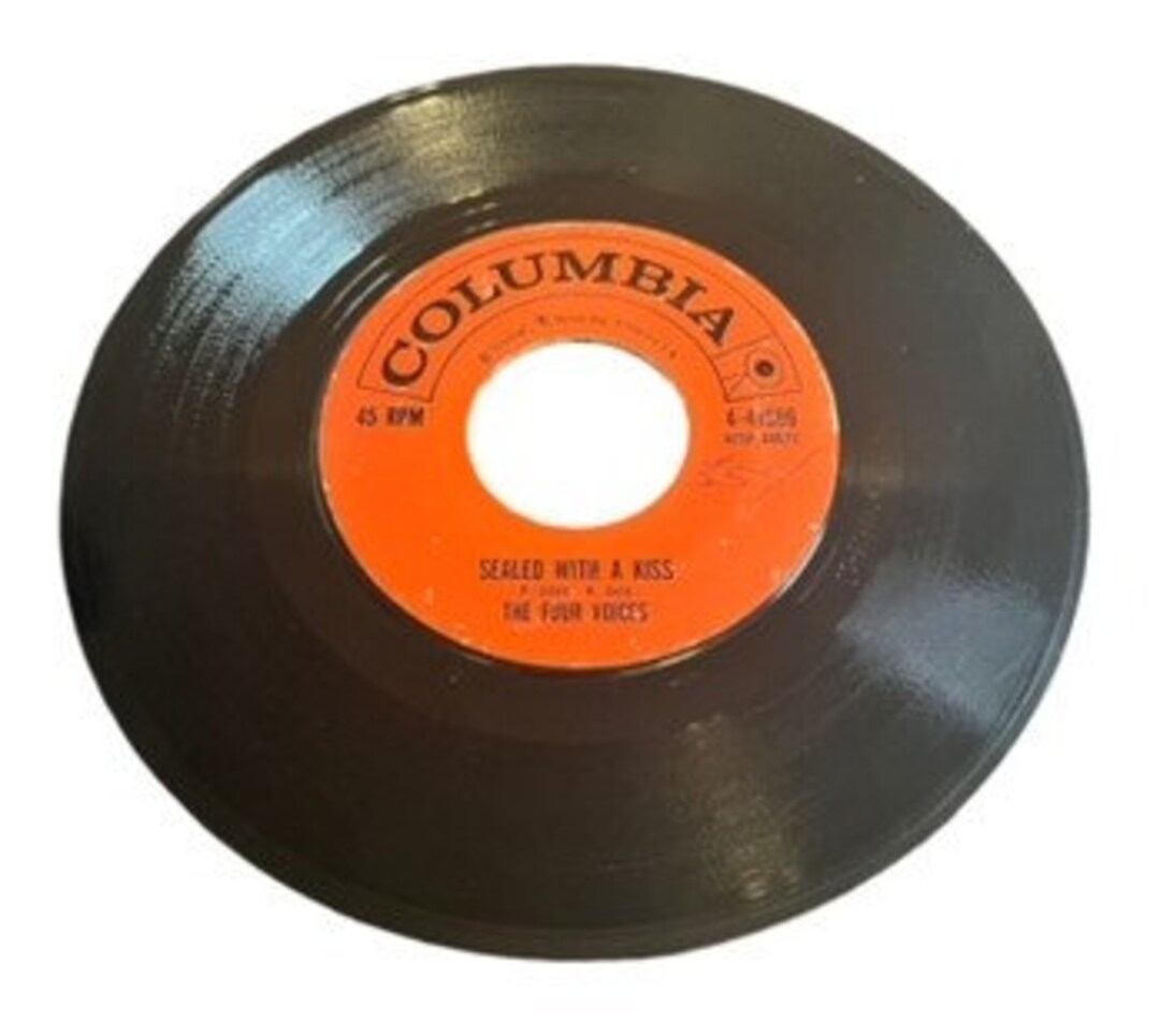 The Four Voices Sealed With A Kiss/you're All There Is, 1960, VG - Etsy