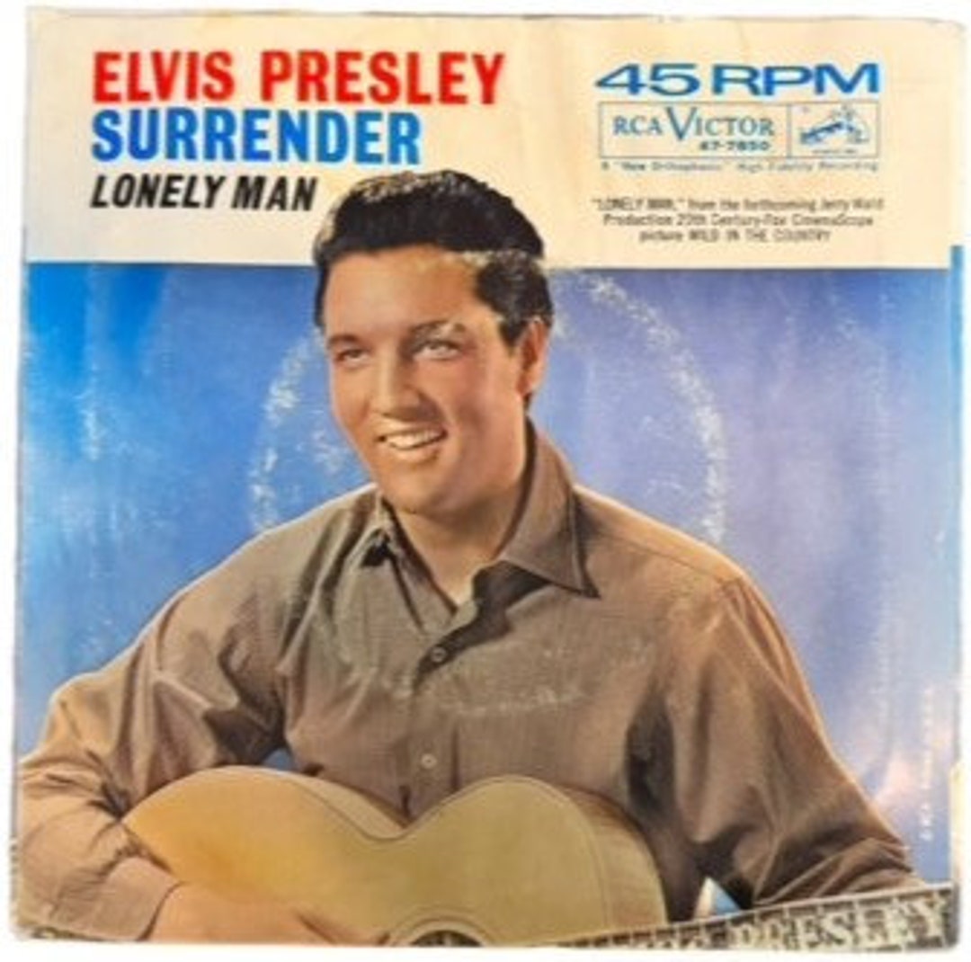 Elvis Presley Lonely Man/ Surrender 1961 VG - Etsy