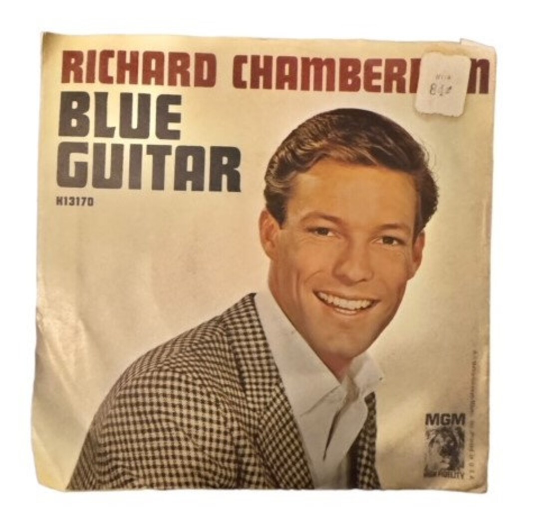 Richard Chamberlain Blue Guitar/they Long to Be Close to You, 1963, VG ...