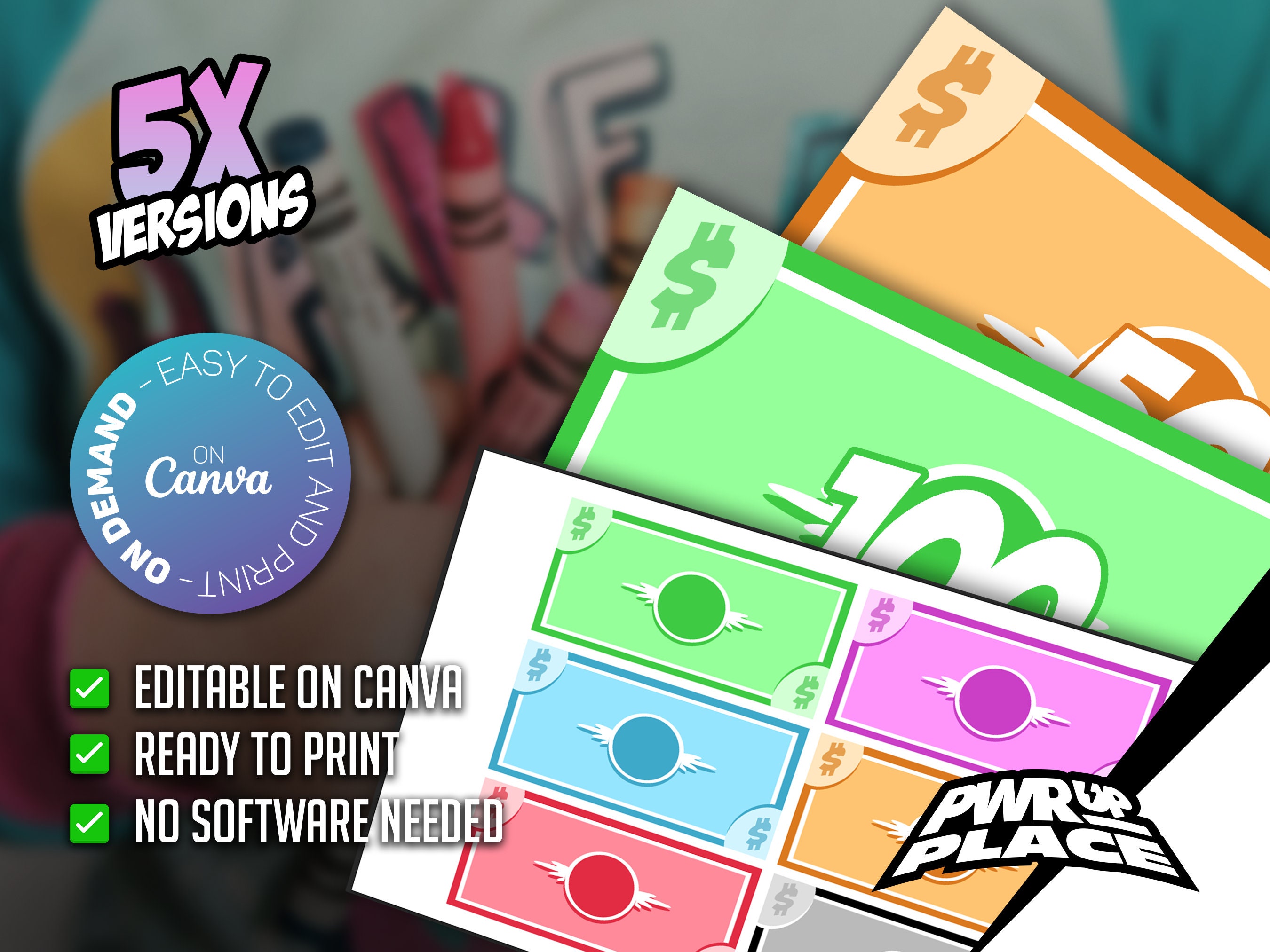 Play Money, Fake Money, Mom Bucks for Chores or Budgeting simple ...