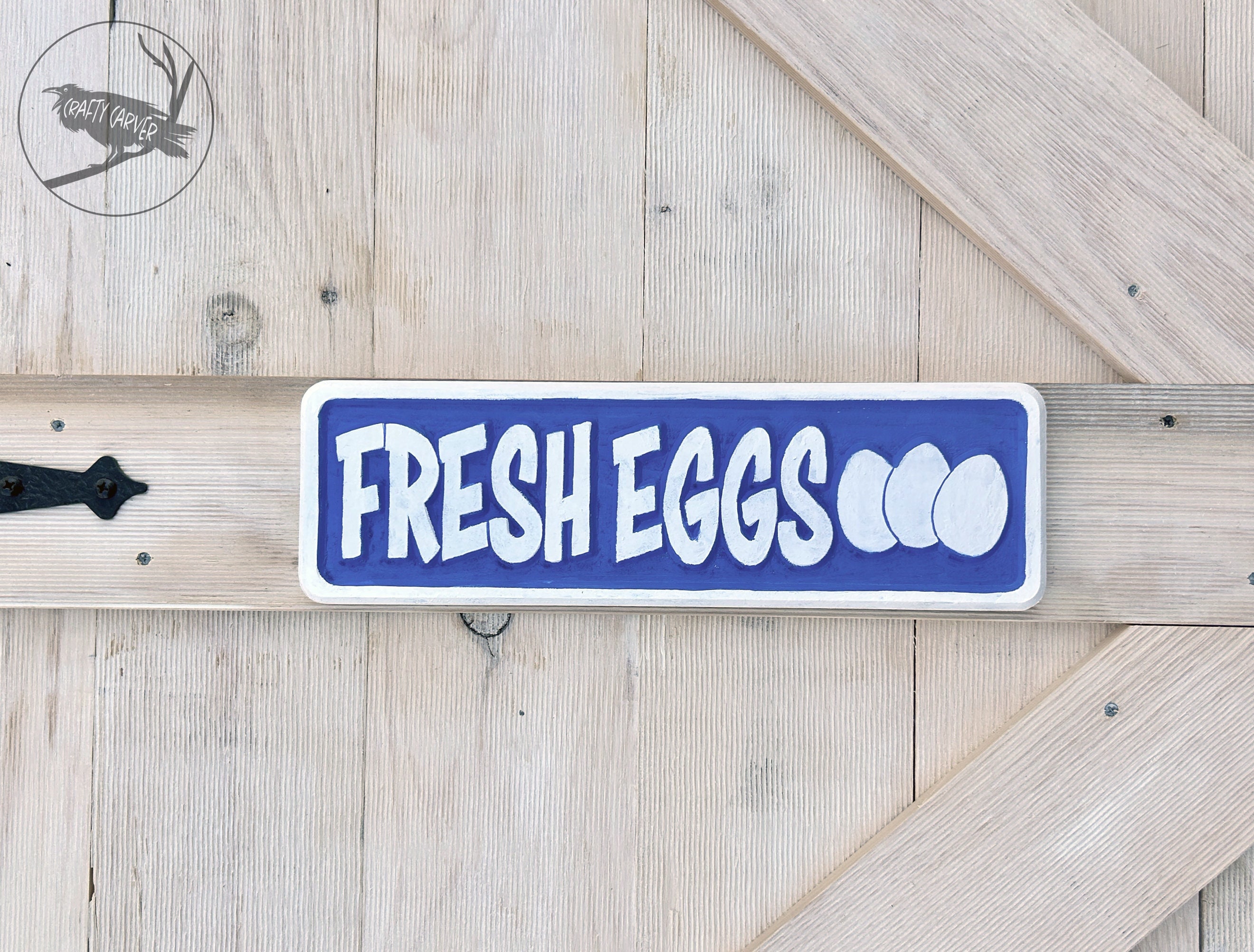 Farm Fresh Eggs Sign Custom Wood Sign for Backyard Chickens Egg Stand ...