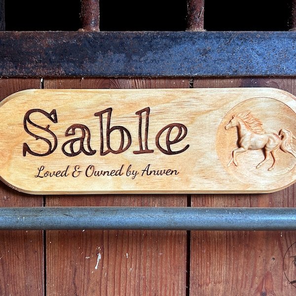 Horse Stall Signs - Etsy