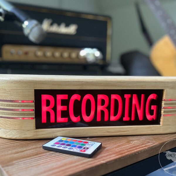 Recording Light - Etsy