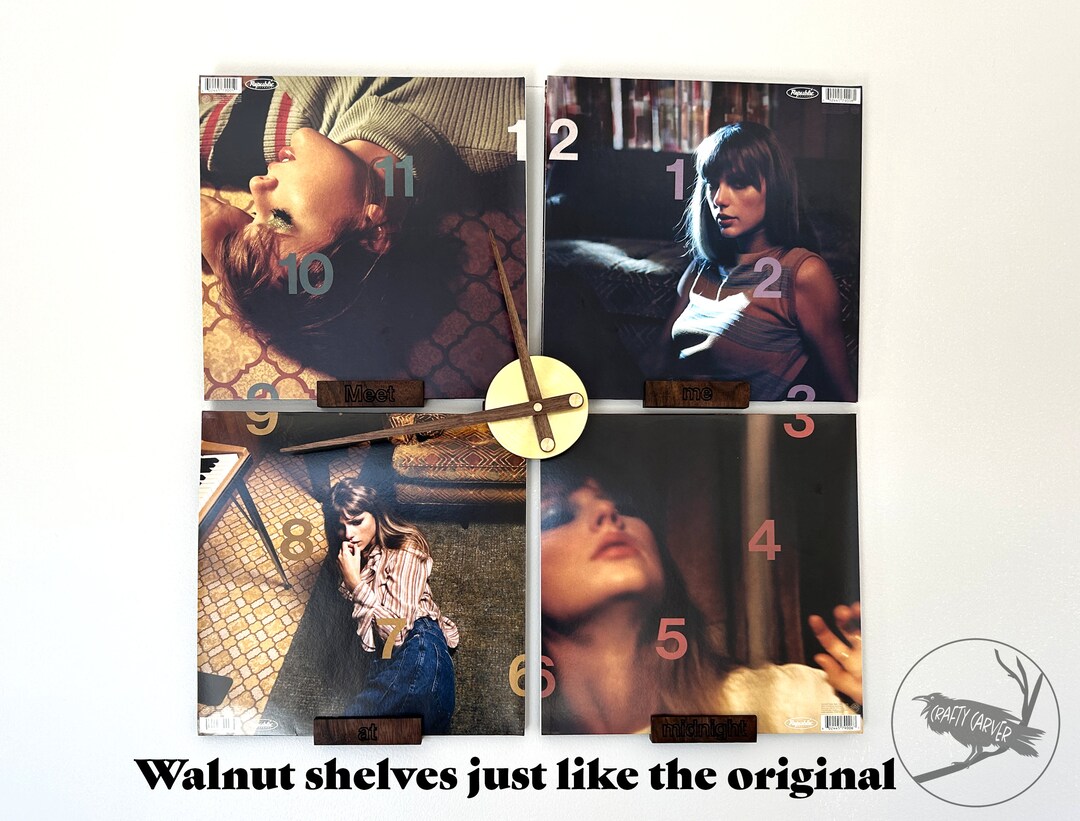 TS Midnights Clock Kit Display Your Taylor Swift Lps as a Functioning ...