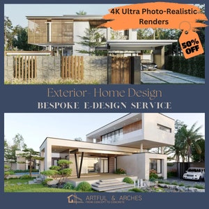Exterior 3D Home E Design Render CGI Virtual Home Design Bespoke ...