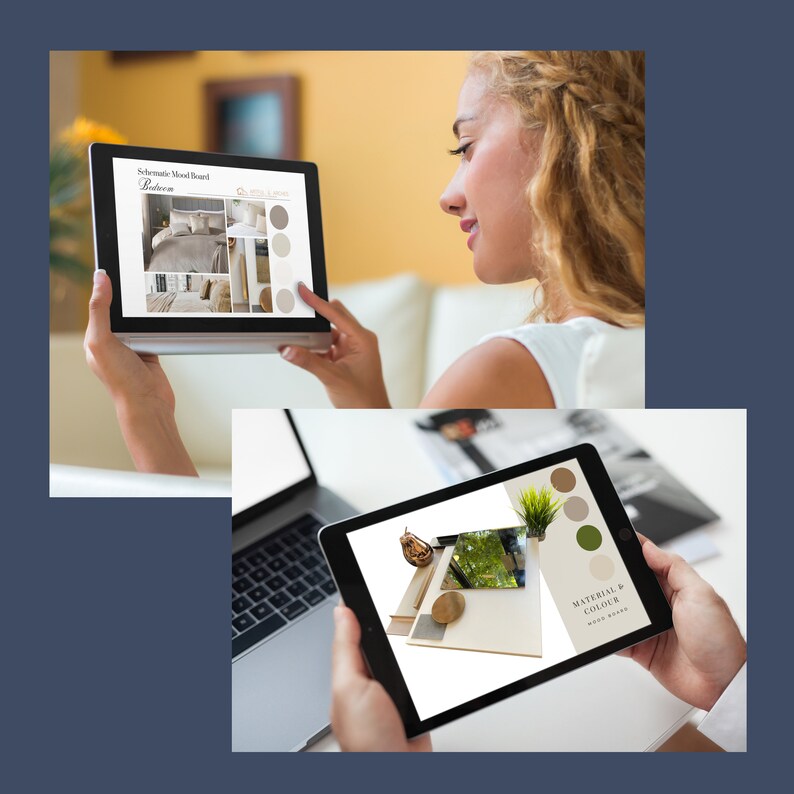 Canva Interior Design Digital Presentation Template for Professional ...