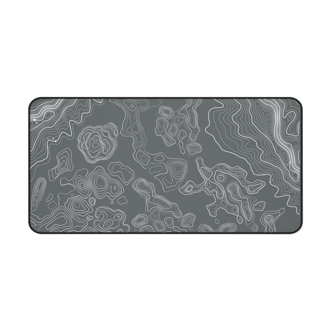 Topography Desk Mat - Etsy