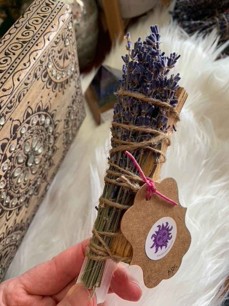 Lavender Smudge Bundle | Clearing - Charging - Calming - Amplifying ...