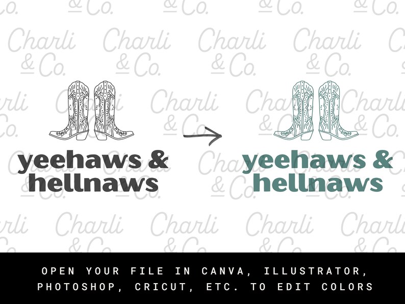 Country Yeehaw Svg, Yeehaw Hellnaw Svg, Cowgirl Boots Svg, Cowboy Boots ...