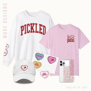 Cute Pickleball Lover Sticker for Valentines Day Outdoor Kiss-cut Vinyl ...