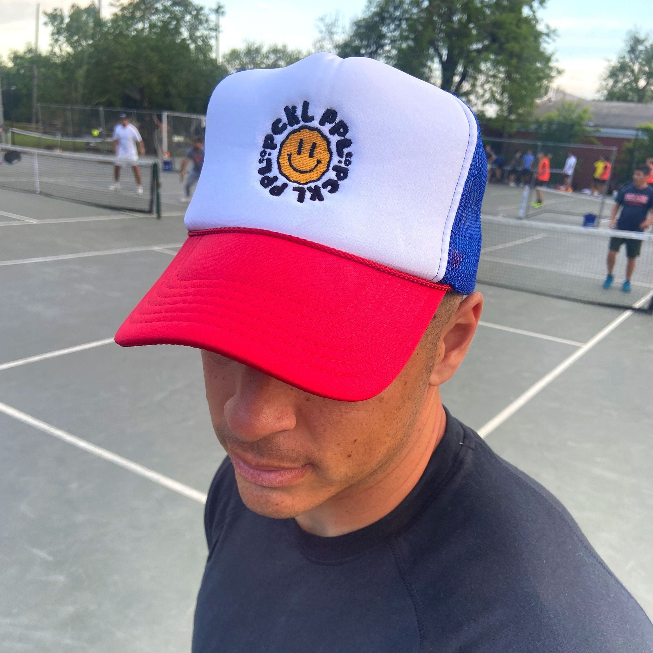 Embroidered Pickleball Mesh Trucker Hat, Unisex Foam Cap - Etsy