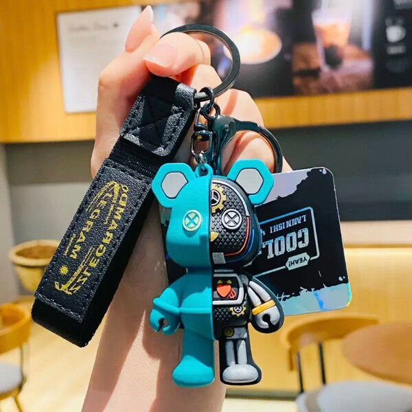 Robot Keychain - Etsy