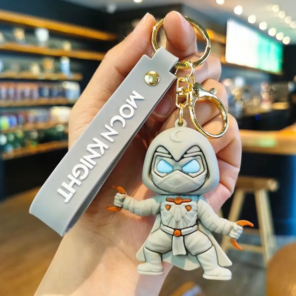 Moon Knight Keychain - Etsy