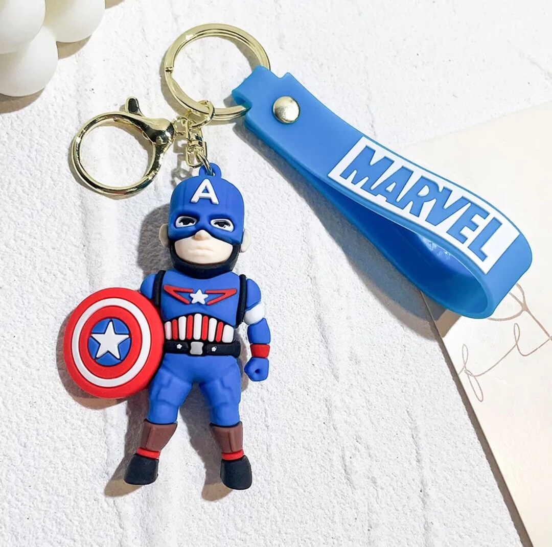Handmade Marvel Superheros and Villians Character Keychain - Etsy