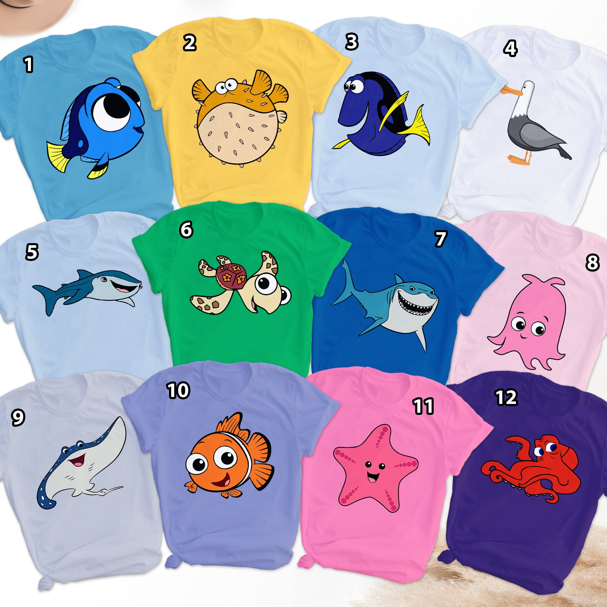 Finding Nemo Tshirt Women Shirt Finding Nemo Girl Finding Nemo Clothing ...