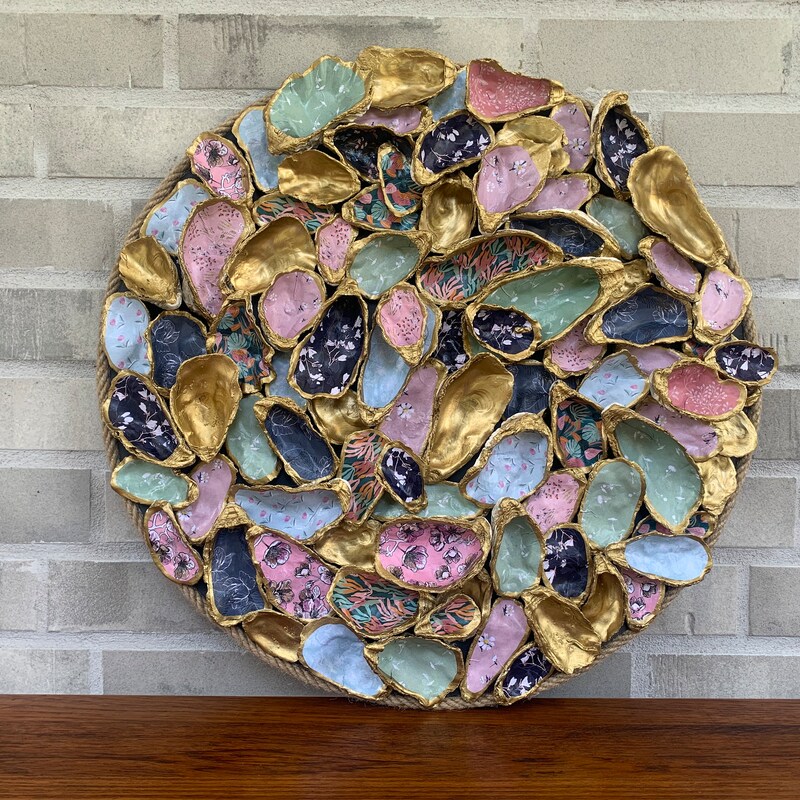 Oyster Shell Art - Etsy