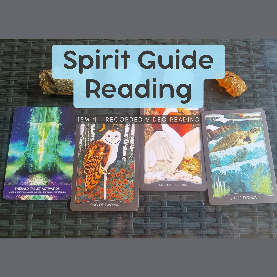 Spirit Guide Message Tarot/oracle Card Readings Choose Your Deck - Etsy