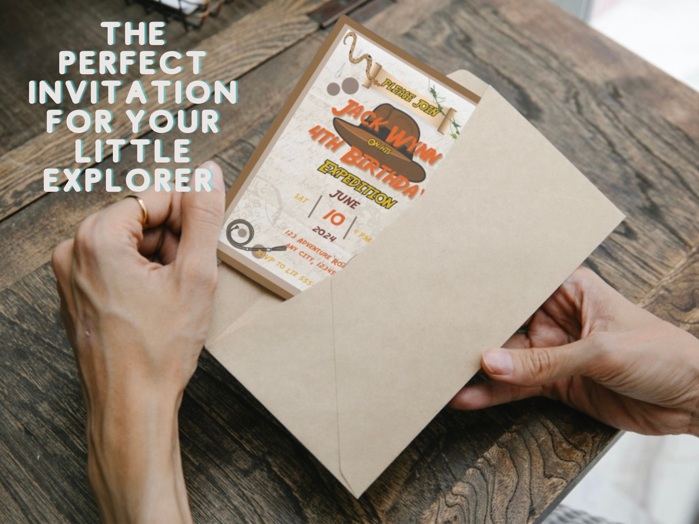 Indiana Jones Birthday Invitation Adventure Invitation - Etsy