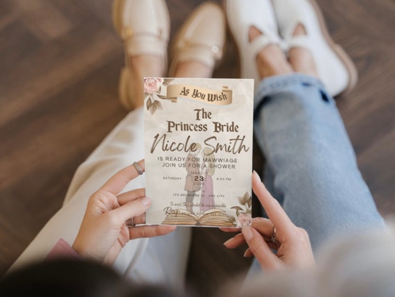 Princess Bride Theme Invitations