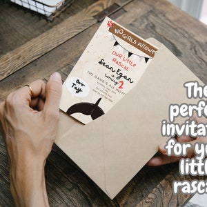 The Little Rascals Birthday Invitation, Little Rascal Children's ...