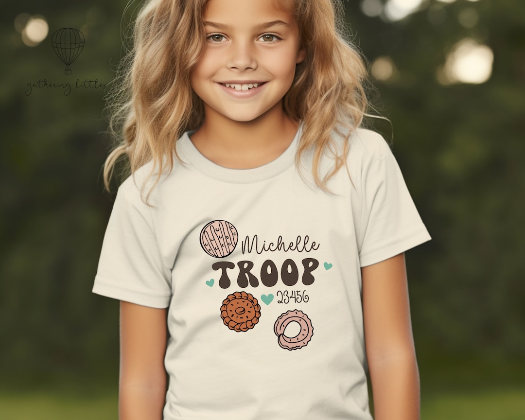 CUSTOM Girl Scout Shirt, Girl Scout Shirt, Girl Scout Cookie Shirt ...