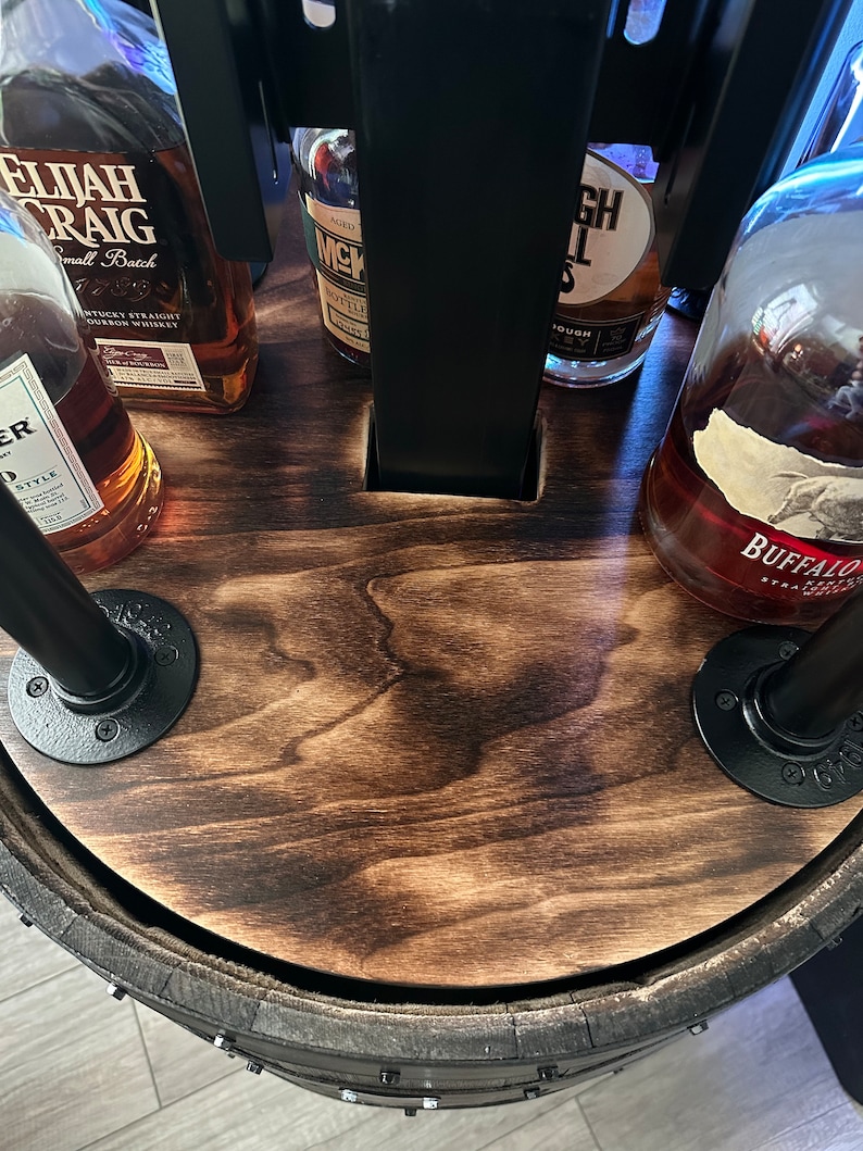Motorized Bourbon Barrel Liquor Cabinet (patent Pending) With Remote ...