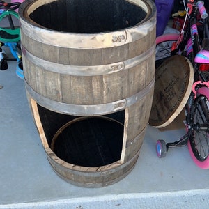 Rustic Bourbon Barrel Fire Pit Propane BTO - Etsy