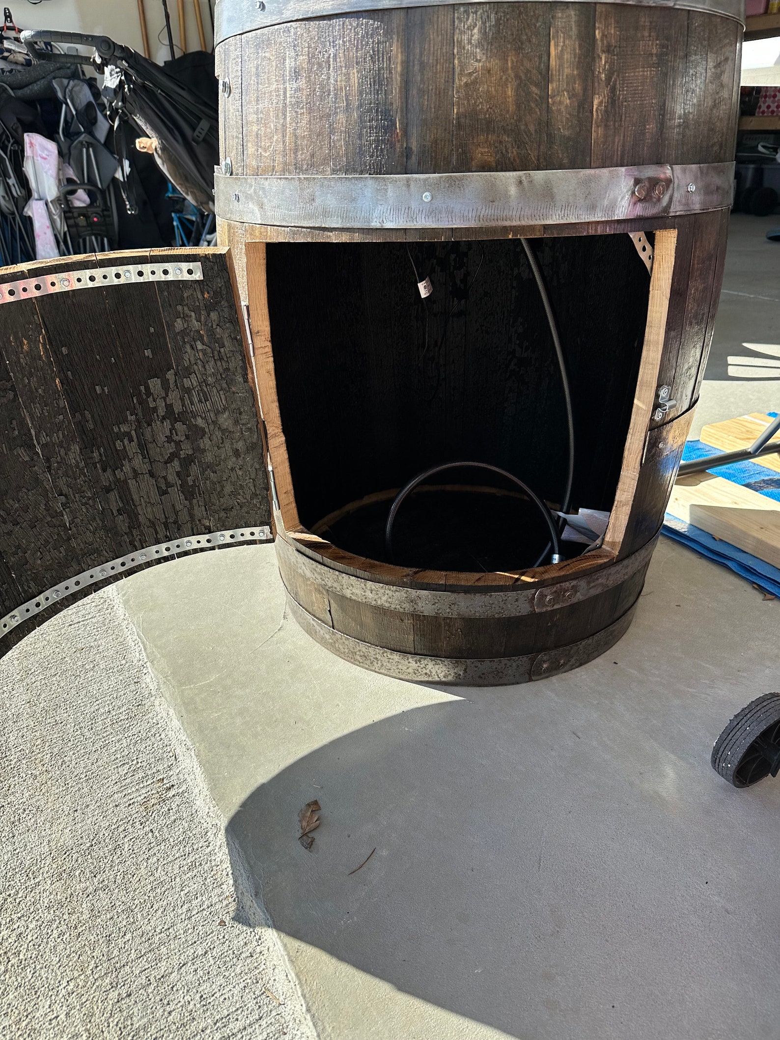Rustic Bourbon Barrel Fire Pit - Propane or Natural Gas (BTO) - Etsy