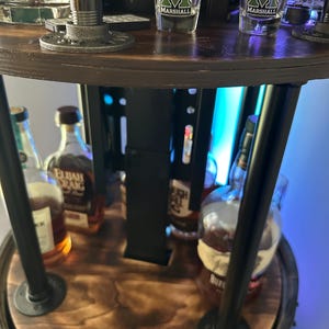 Motorized Bourbon Barrel Liquor Cabinet (patent Pending) With Remote ...