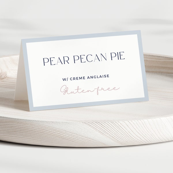 Buffet Menu Tags - Etsy