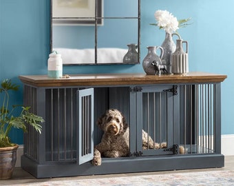 Triple Dog Crate - Etsy