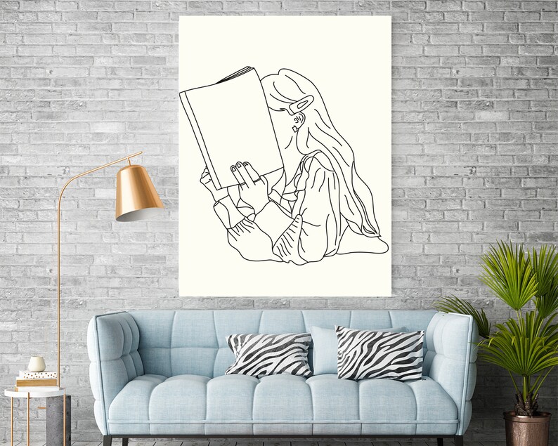 Printable Female Art Study Room Art Female Line Art - Etsy