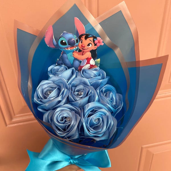 Lilo and Stitch Flower Bouquet - Etsy