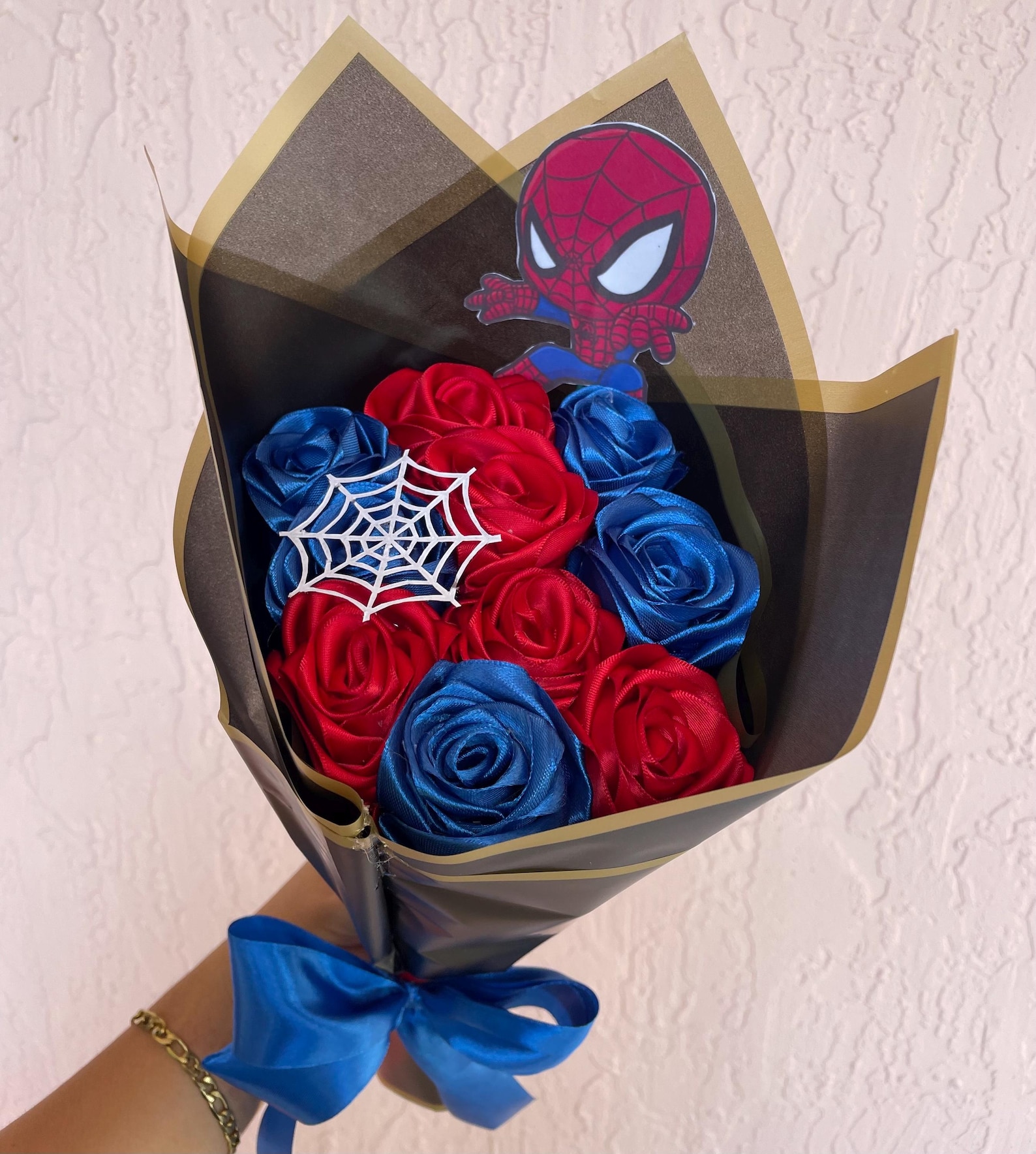Spiderman Bouquet, Rosas Eternas, Eternal Roses - Etsy