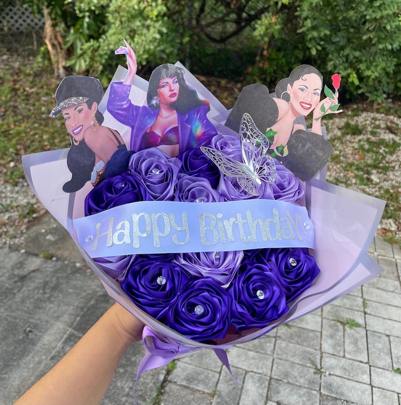 Selena Quintanilla, Eternal Roses, Bouquet, Rosas Eternas, Purple Roses ...