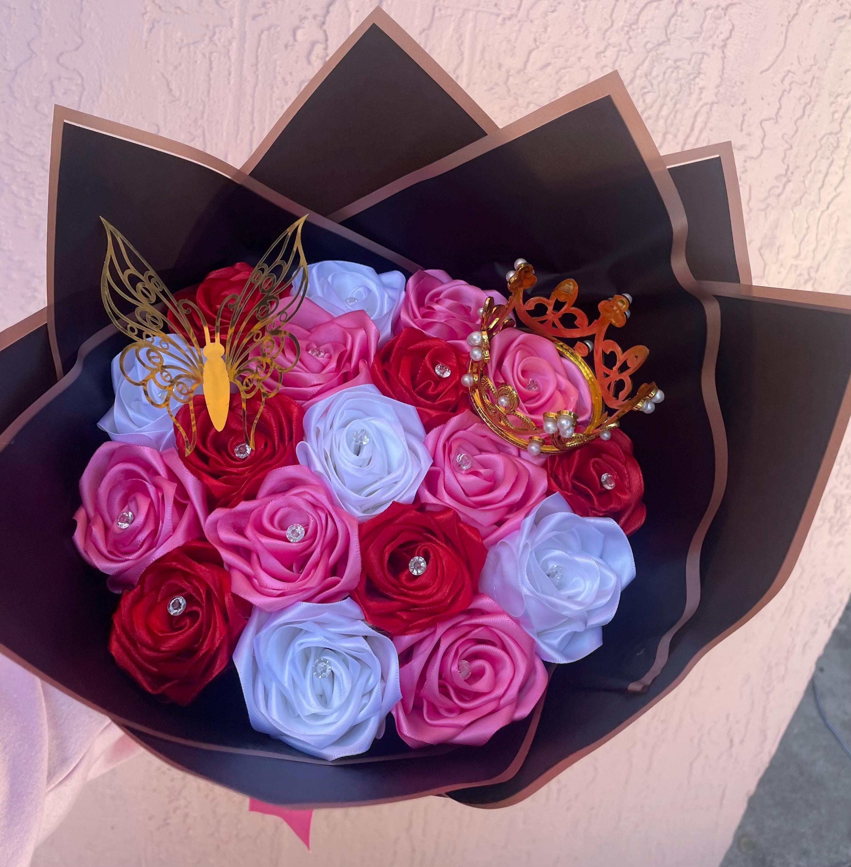 Eternal Roses, 18 Roses, Rosas Eternas, Ramo Buchón - Etsy