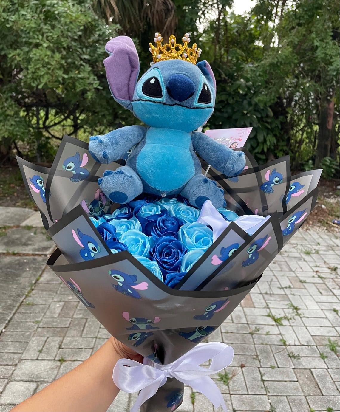 Stitch Bouquet, Eternal Roses, Ramo Buchón - Etsy