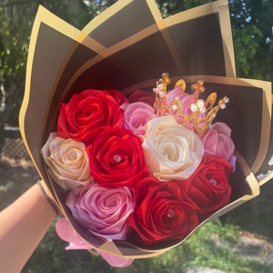 Eternal Roses, Bouquet,gift, Ramo Buchón, Valentines Gift - Etsy