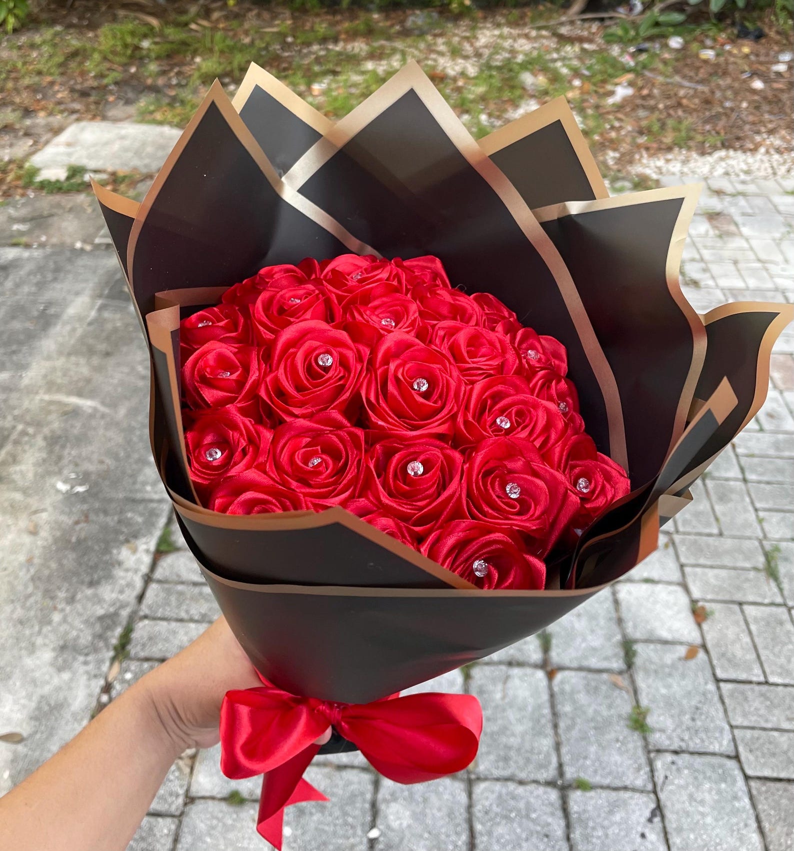 24 Red Roses, Rosas Eternas, Eternal Roses, Ramo Buchón - Etsy