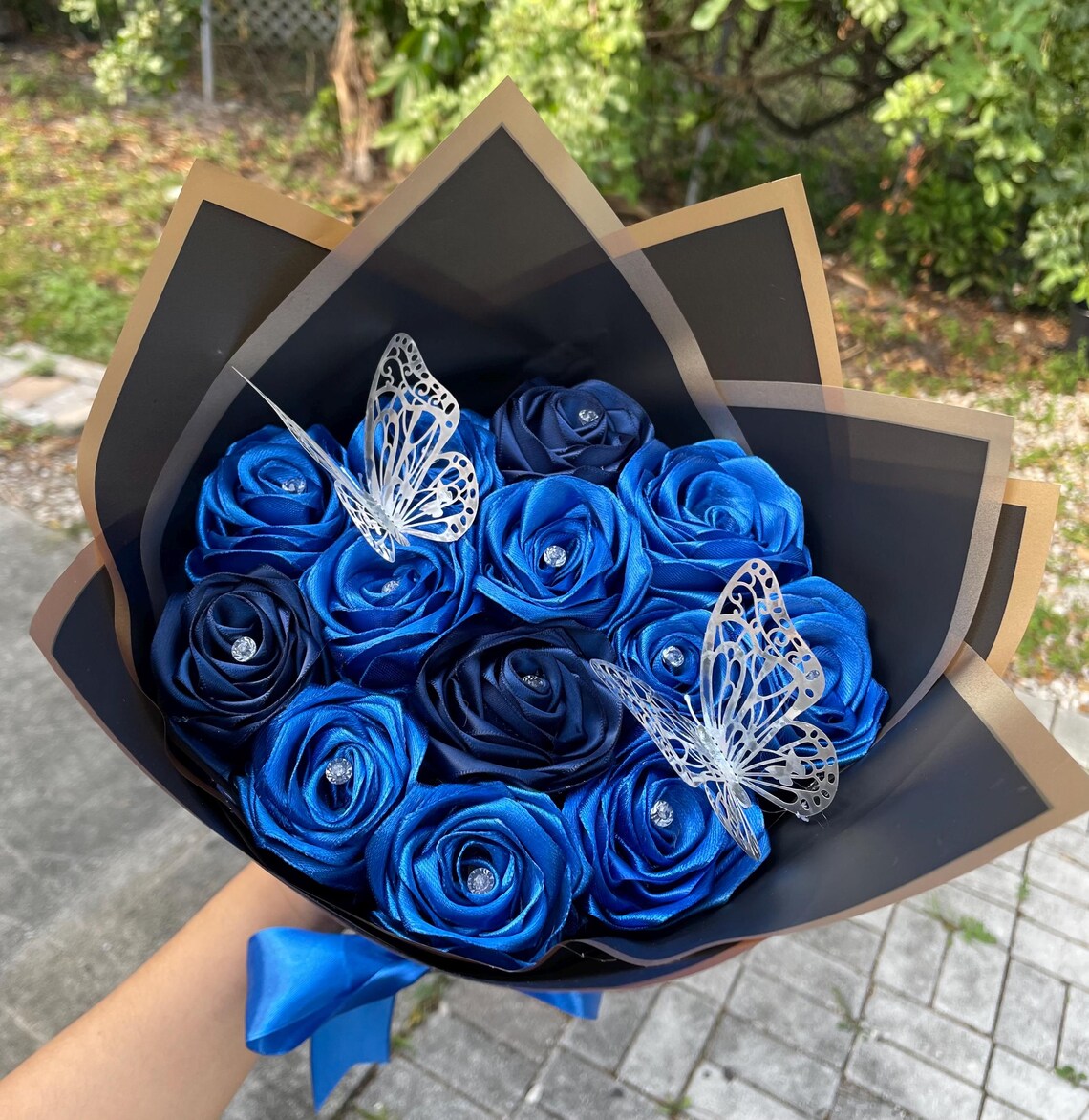 Eternal Roses, Blue Roses, Ramo Buchón, Rosas Eternas - Etsy