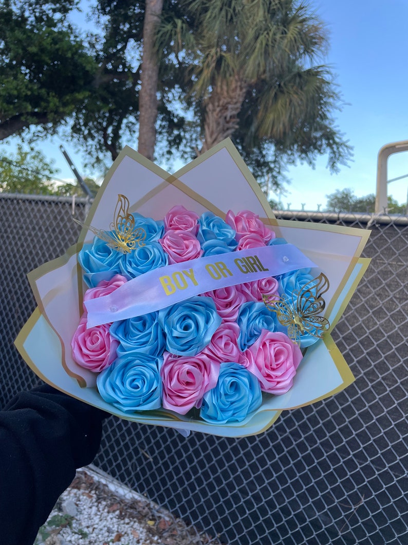 Eternal Roses, Bouquet,gender Reveal, Ramo Buchón - Etsy